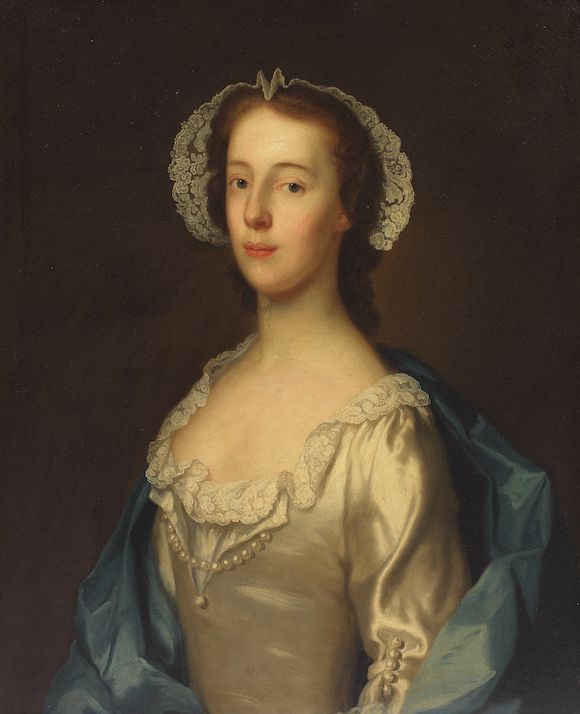 Bonhams : Circle of Allan Ramsay (Edinburgh 1713-1784 Dover) Portrait ...