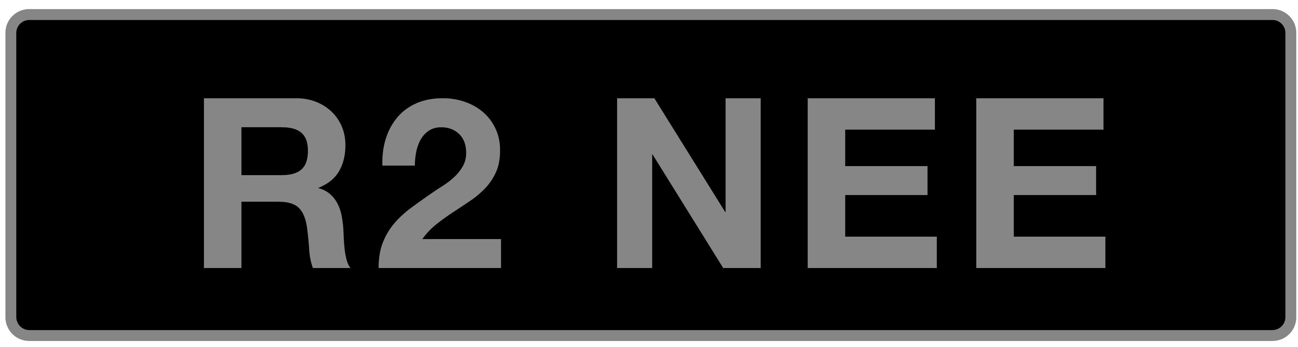 Bonhams Cars : 'R2 NEE', UK Vehicle Registration Number,
