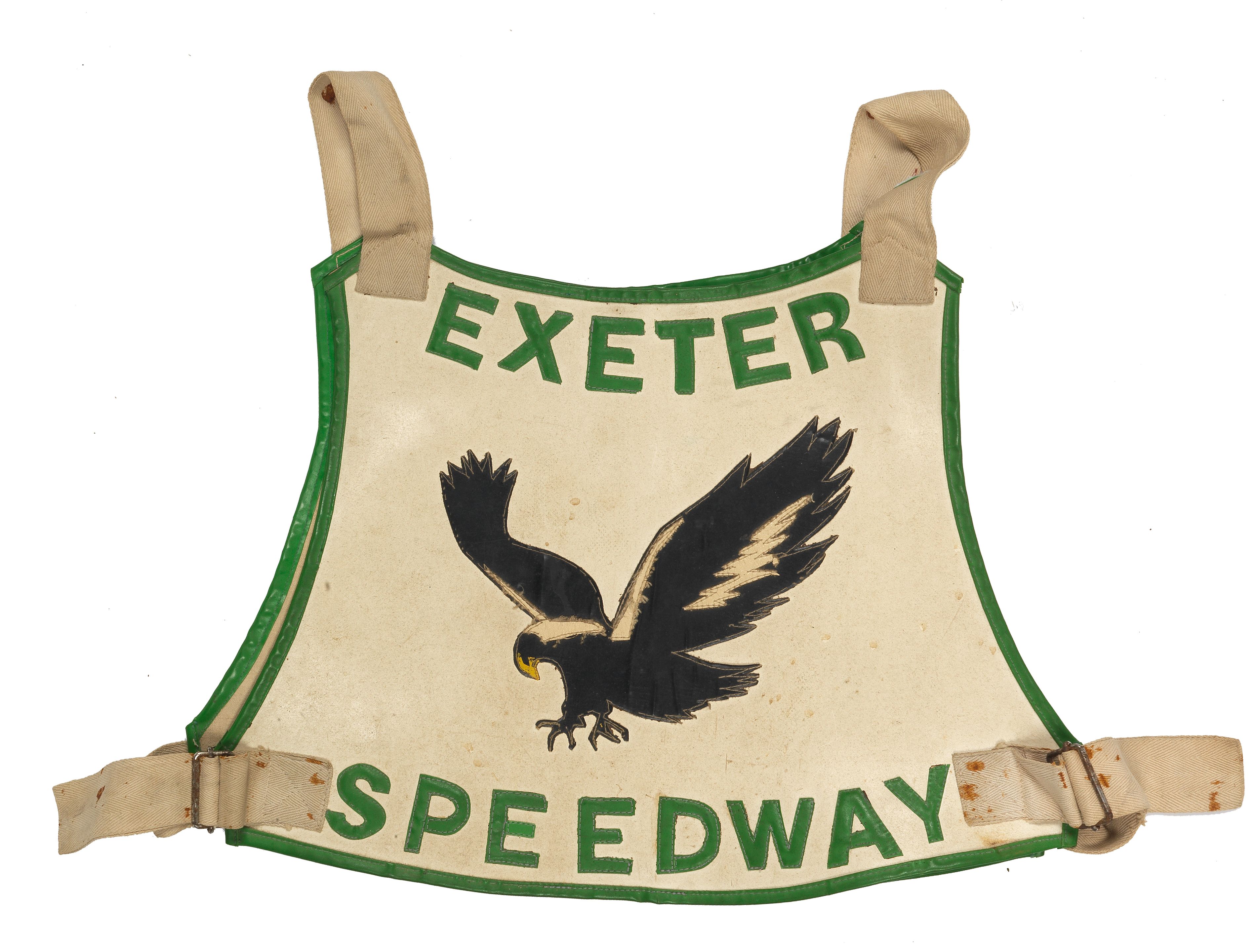Bonhams Cars : A believed 'Chris Julian' Exeter Falcons speedway race vest