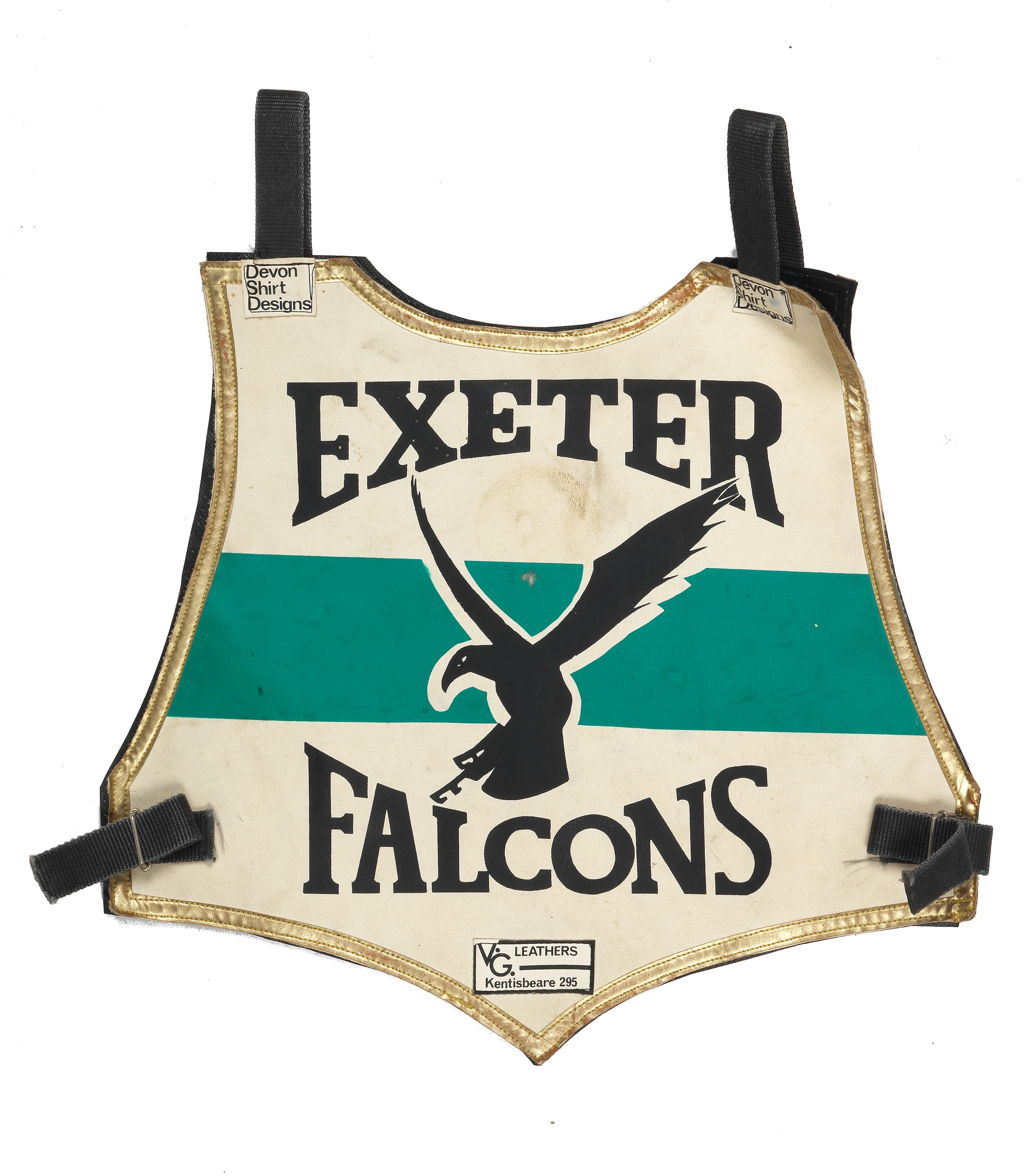 Bonhams Cars : An Exeter Falcons speedway race vest