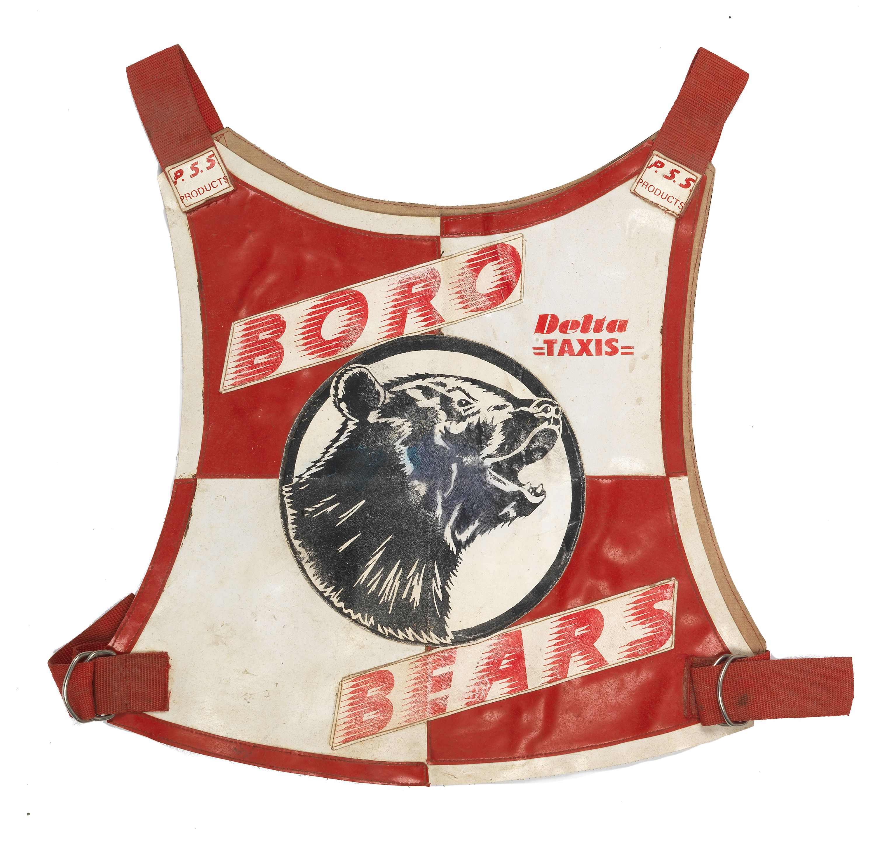Bonhams Cars : A Middlesbrough Boro Bears speedway race vest