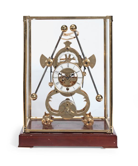 Bonhams : A late 20th century John Harrison replica brass grasshopper ...