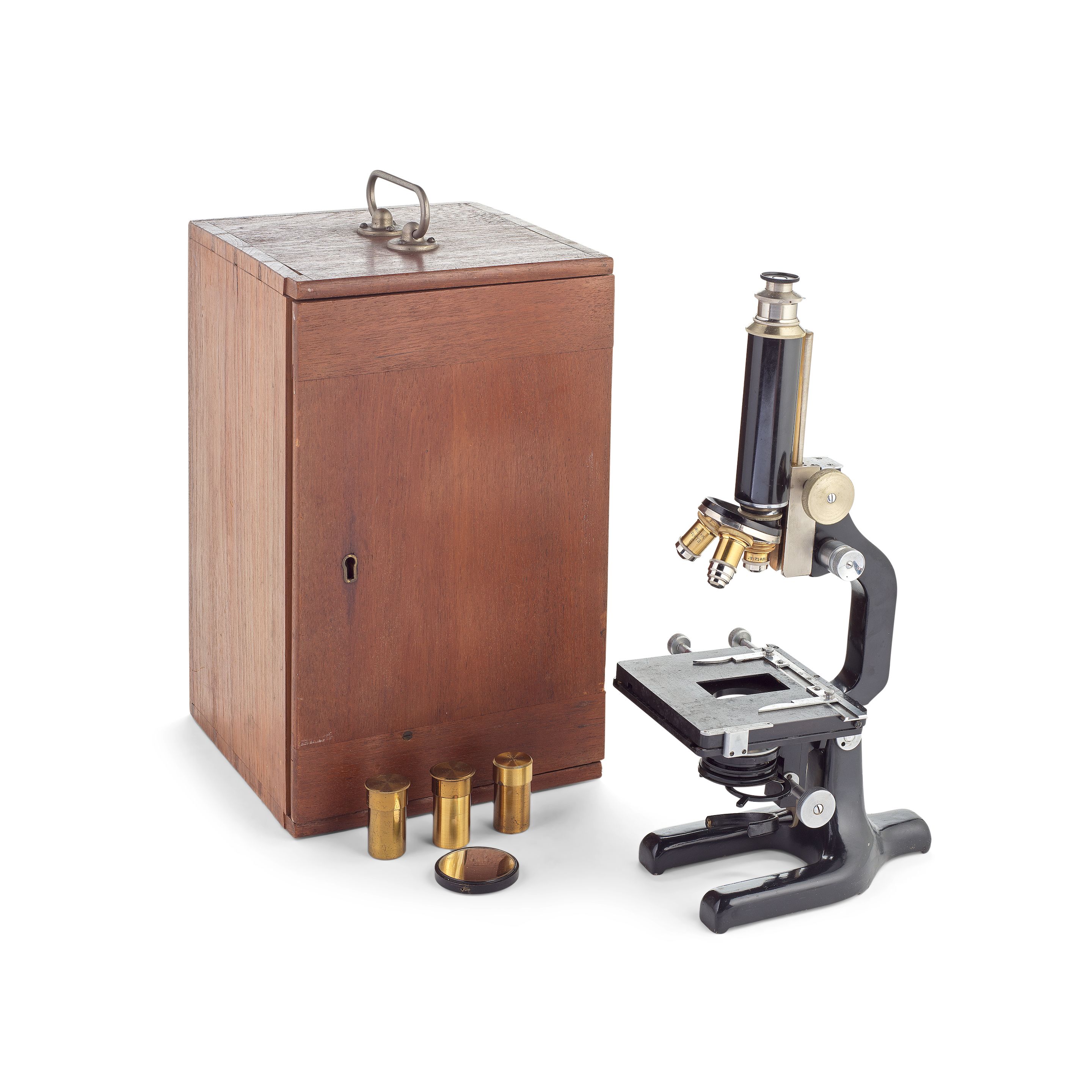 Bonhams : A Leitz Laboratory Microscope With A Collection Of ...