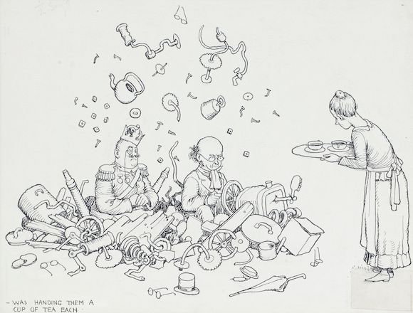 Bonhams : ORIGINAL ARTWORK - HEATH ROBINSON ROBINSON (WILLIAM HEATH ...