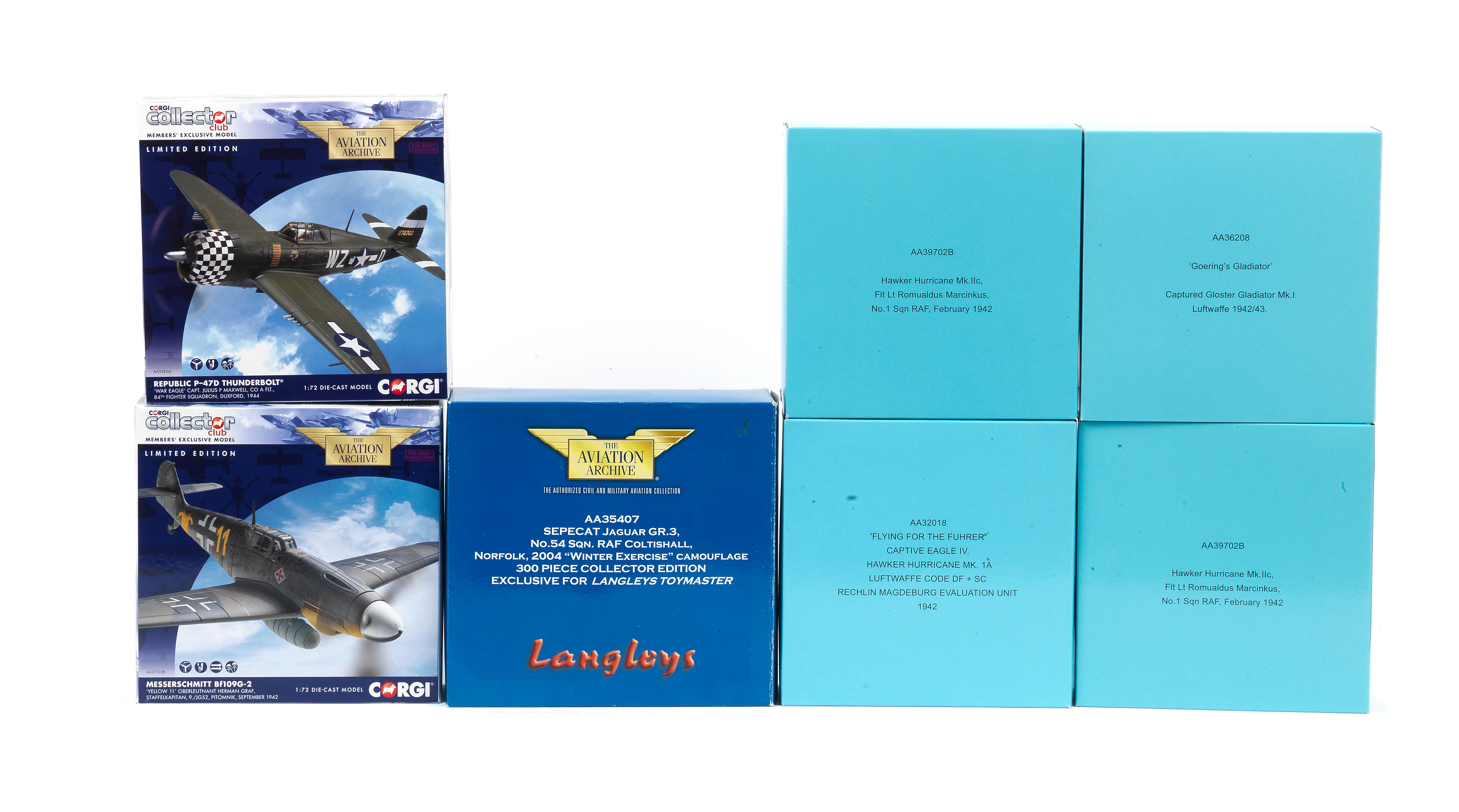 Bonhams Cars : Six 'Corgi Collectors Club' exclusive boxed 1:72 scale ...