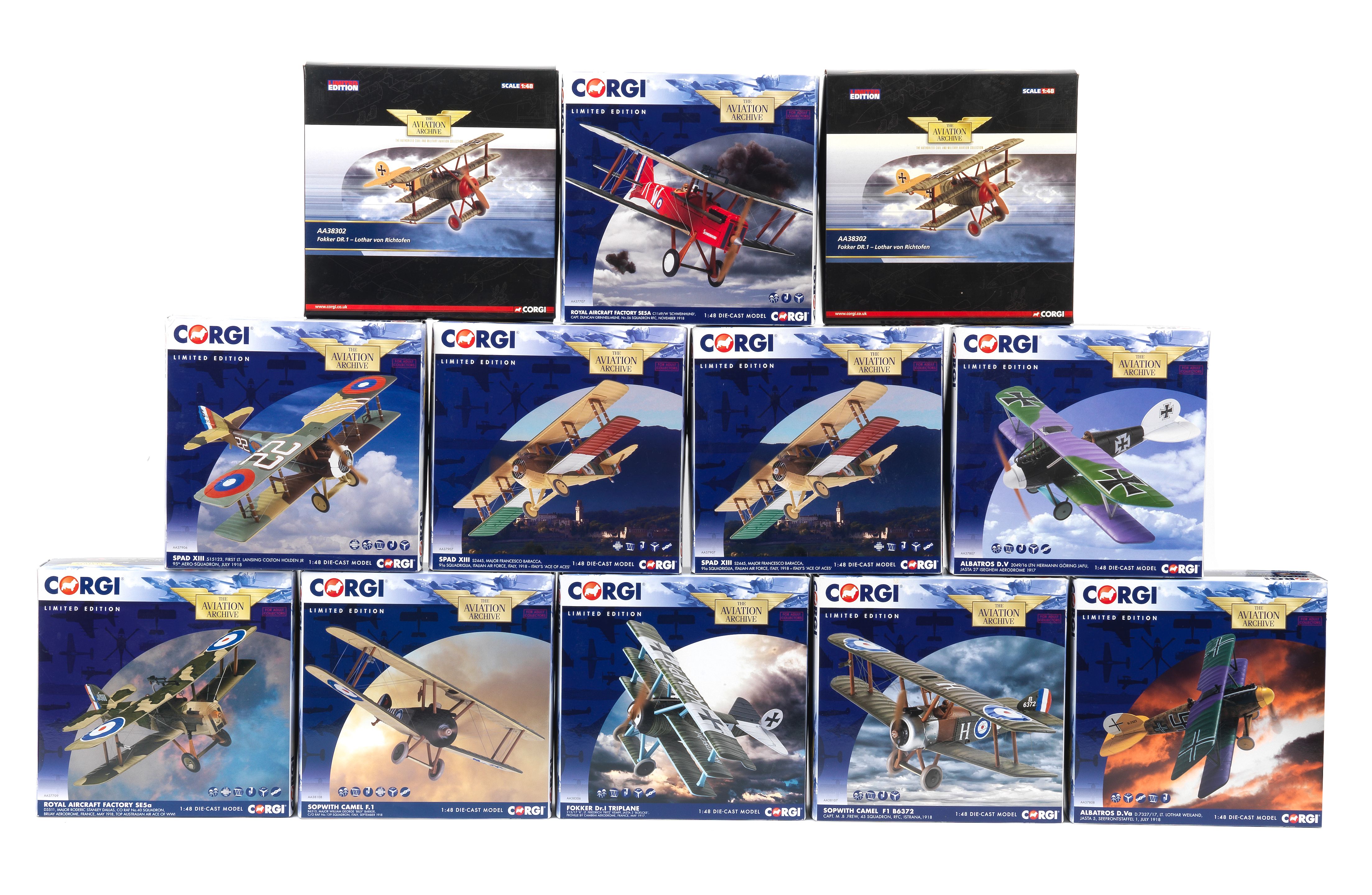 Bonhams Cars : Twelve boxed 1:48 scale die-cast metal model WWI ...