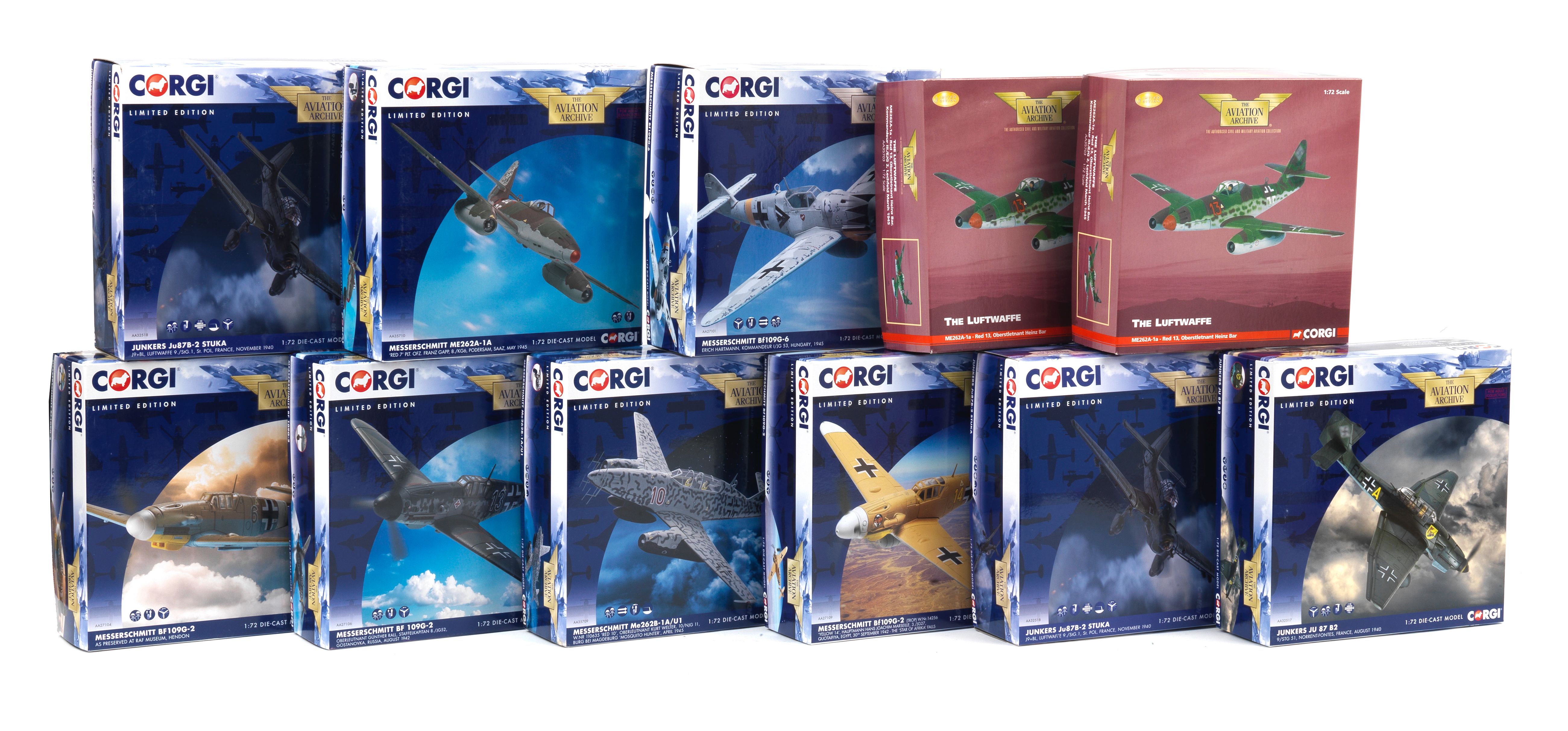 Bonhams Cars : Eleven boxed 1:72 scale die-cast metal model WWII German ...