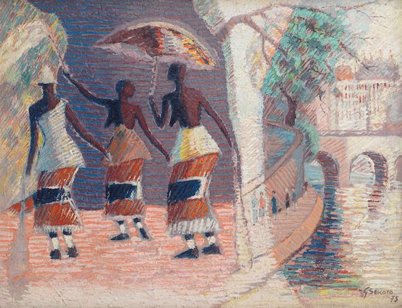 Bonhams : Gerard Sekoto (South African, 1913-1993) The Casamance ...