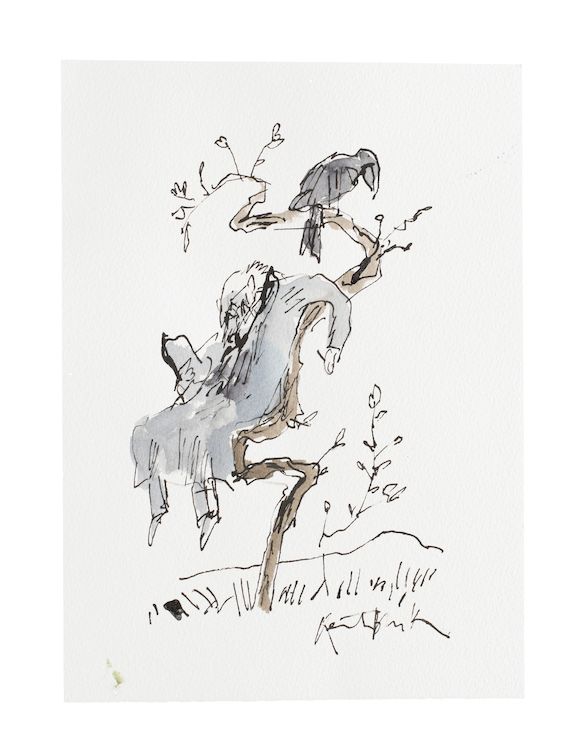 Bonhams : Sir Quentin Blake (British, born 1932) A Comfortable Seat ...
