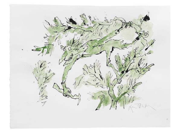 Bonhams : Sir Quentin Blake (British, born 1932) Wild Man of the Wood ...