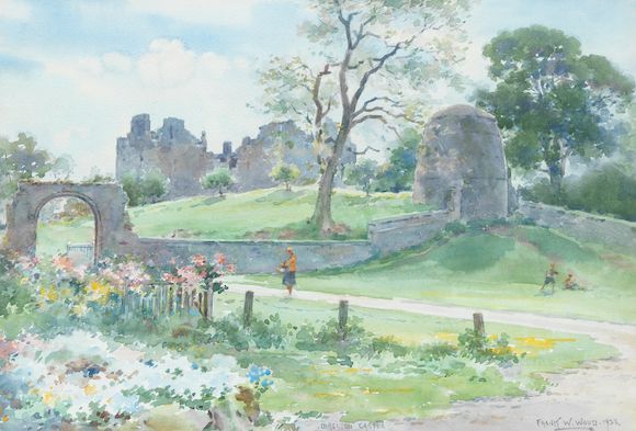 Bonhams : Frank Watson Wood (British, 1862-1953) Dirleton Castle