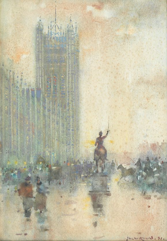 Bonhams : James Watterston Herald (British, 1859-1914) Old Palace Yard