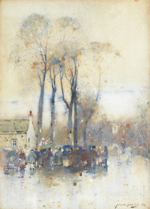 Bonhams : James Watterston Herald (British, 1859-1914) The Roup