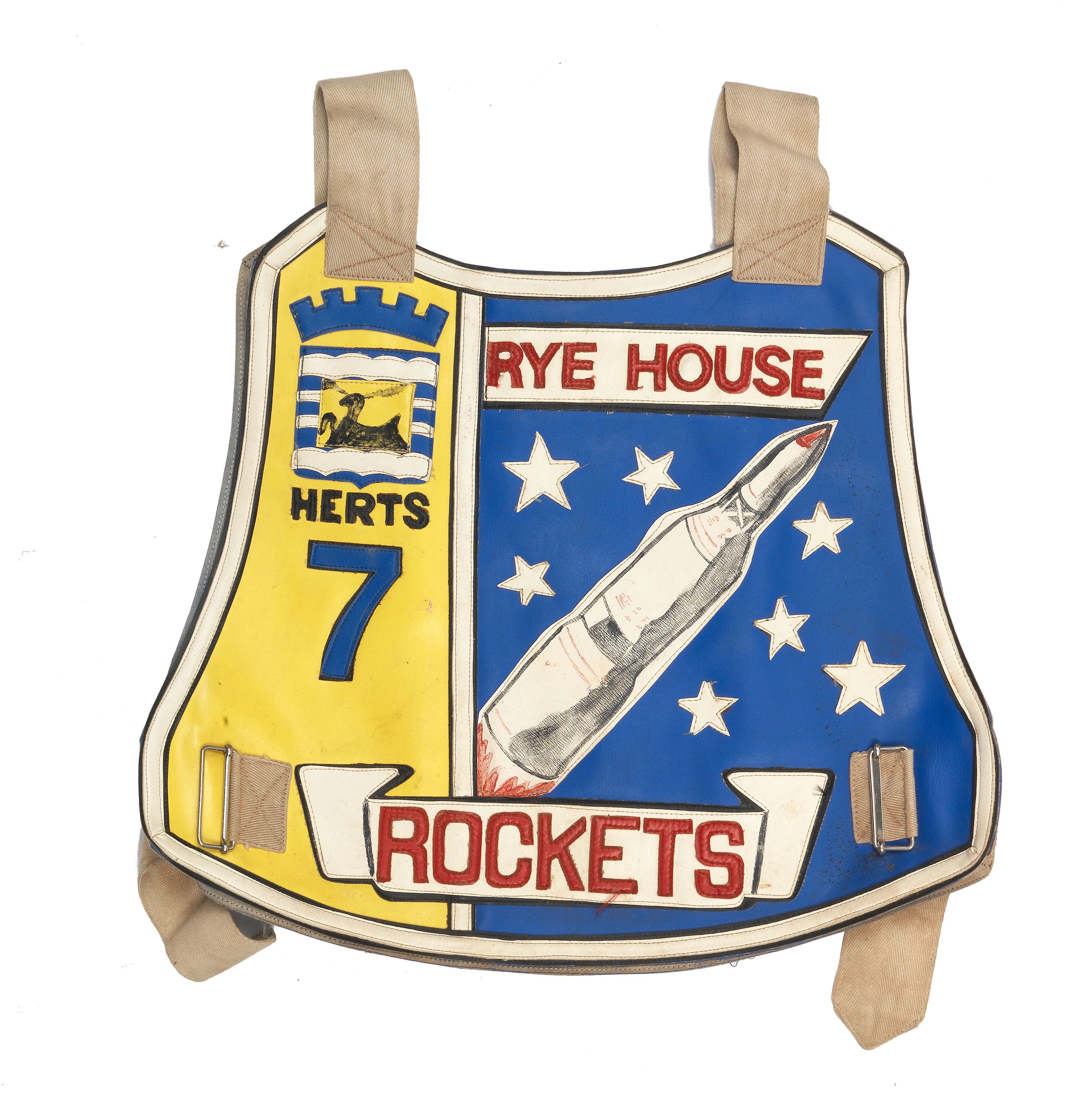 Bonhams Cars : A Rye House Rockets speedway race vest
