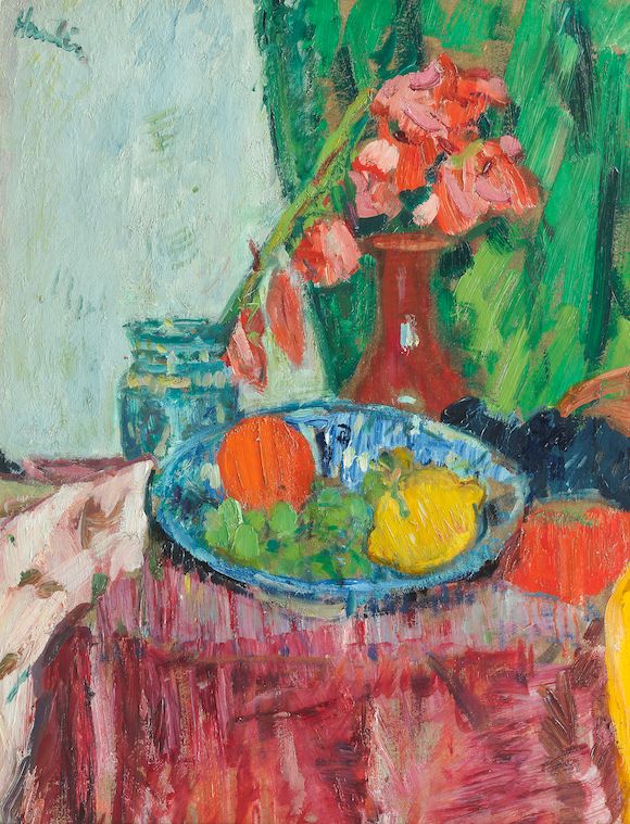 Bonhams : George Leslie Hunter (British, 1877-1931) Still Life with ...