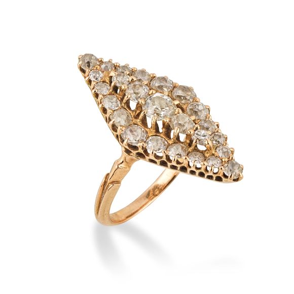 Bonhams Cornette de Saint Cyr : DIAMOND RING BAGUE DIAMANTS