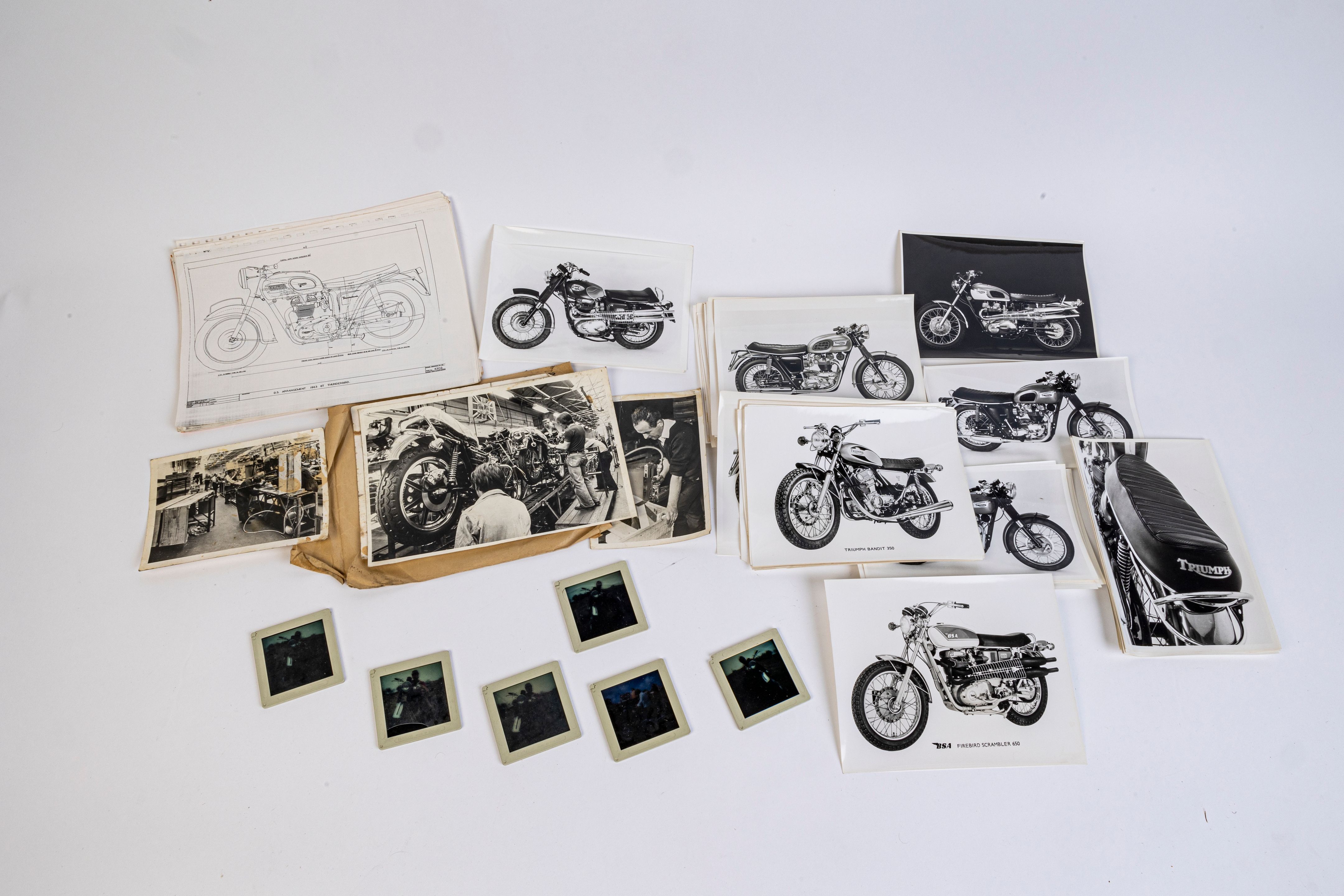 Bonhams Cars : A large selection of period Triumph and BSA Factory ...