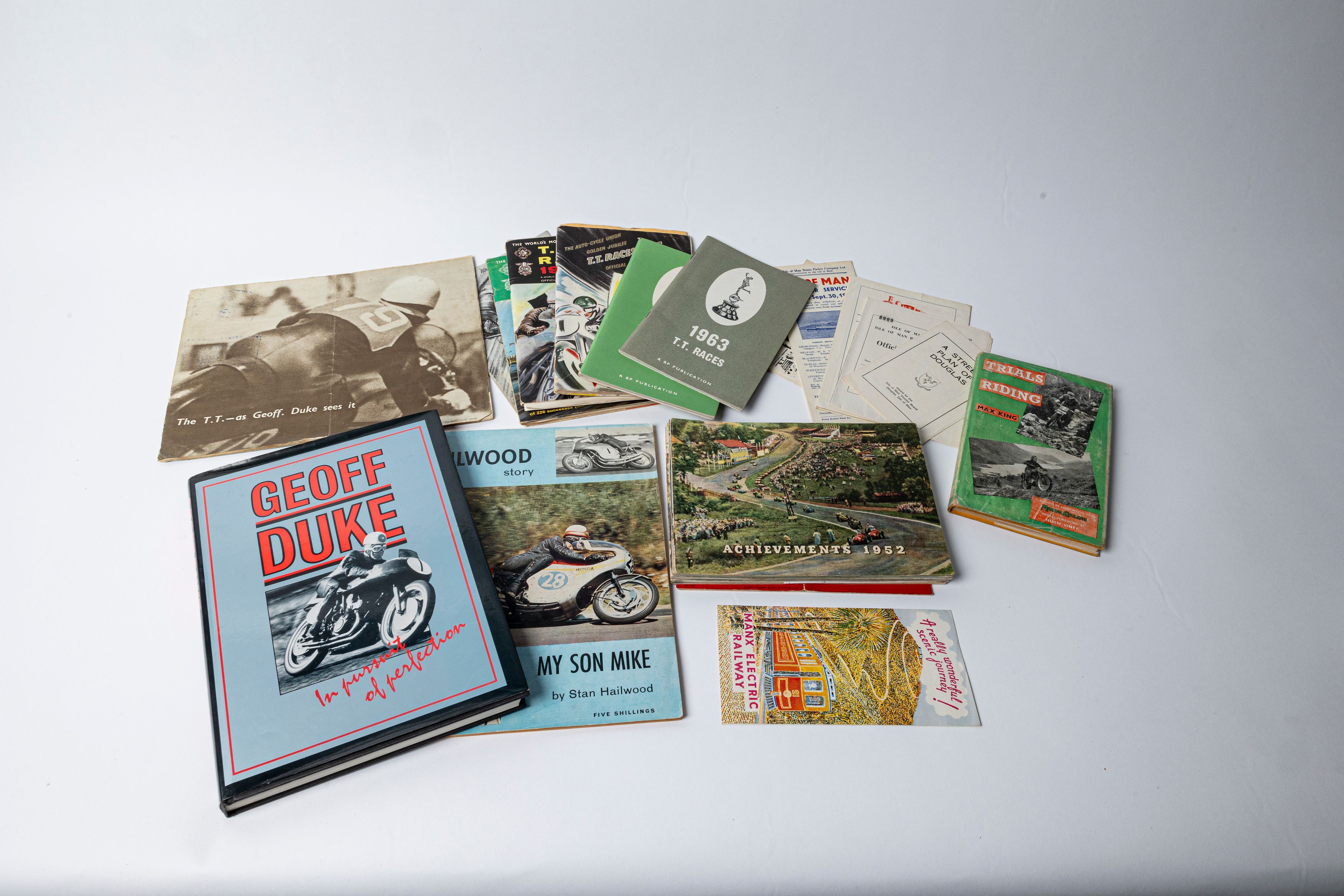 Bonhams Cars : A signed Geoff Duke 'In Pursuit of Perfection' biography ...