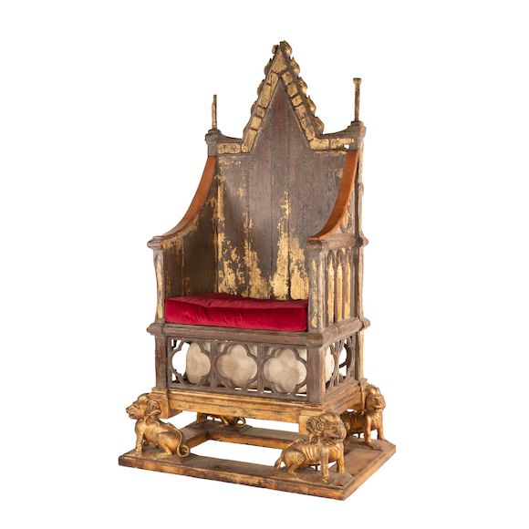 Bonhams : A reproduction of Saint Edward's Chair (The Coronation Chair ...
