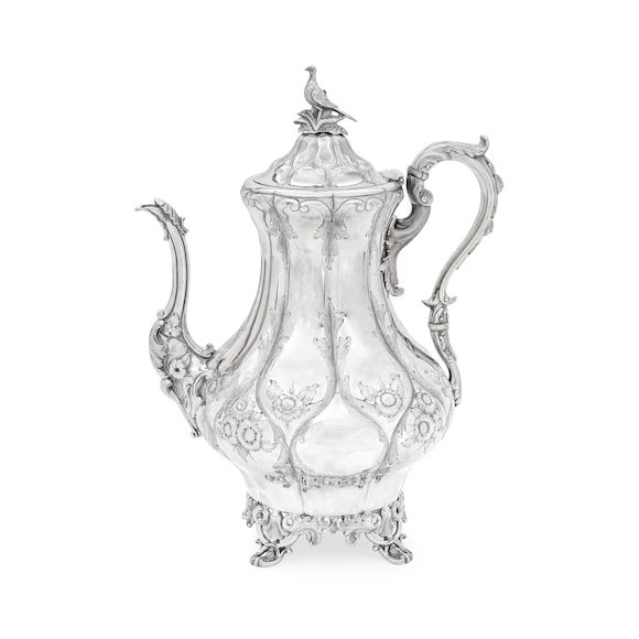 Bonhams : A 19th century American silver coffee pot Charters, Cann ...