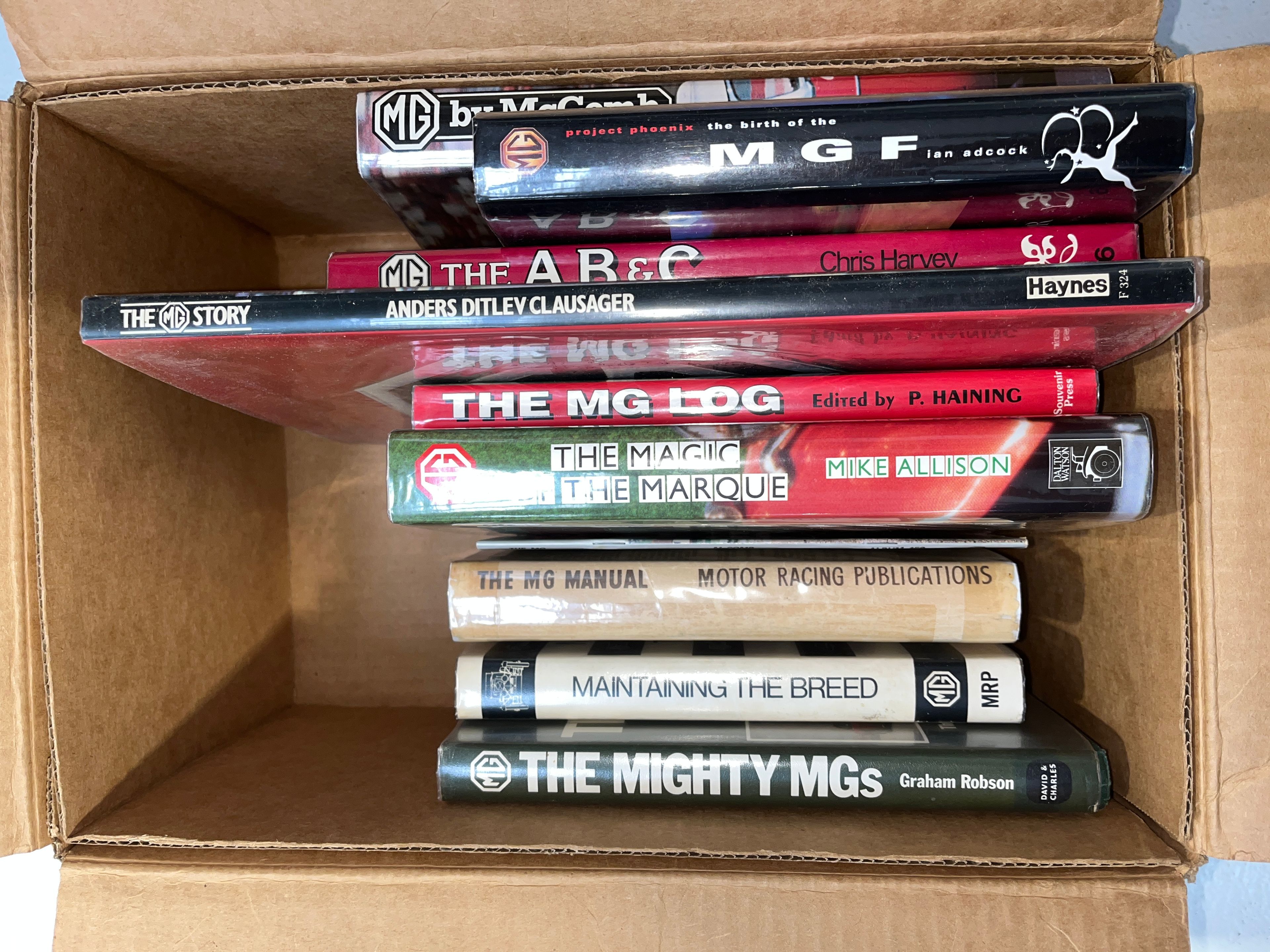 Bonhams Cars : A selection of MG reference books ((Qty))