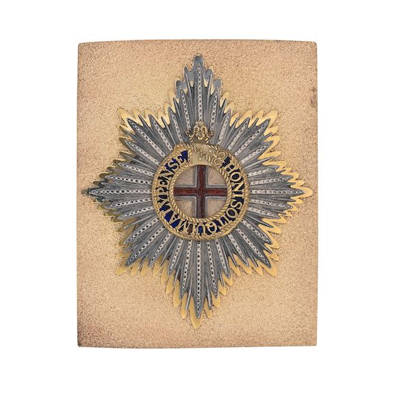 Bonhams : An Officer's Colour Belt Plate Of The Coldstream Guards