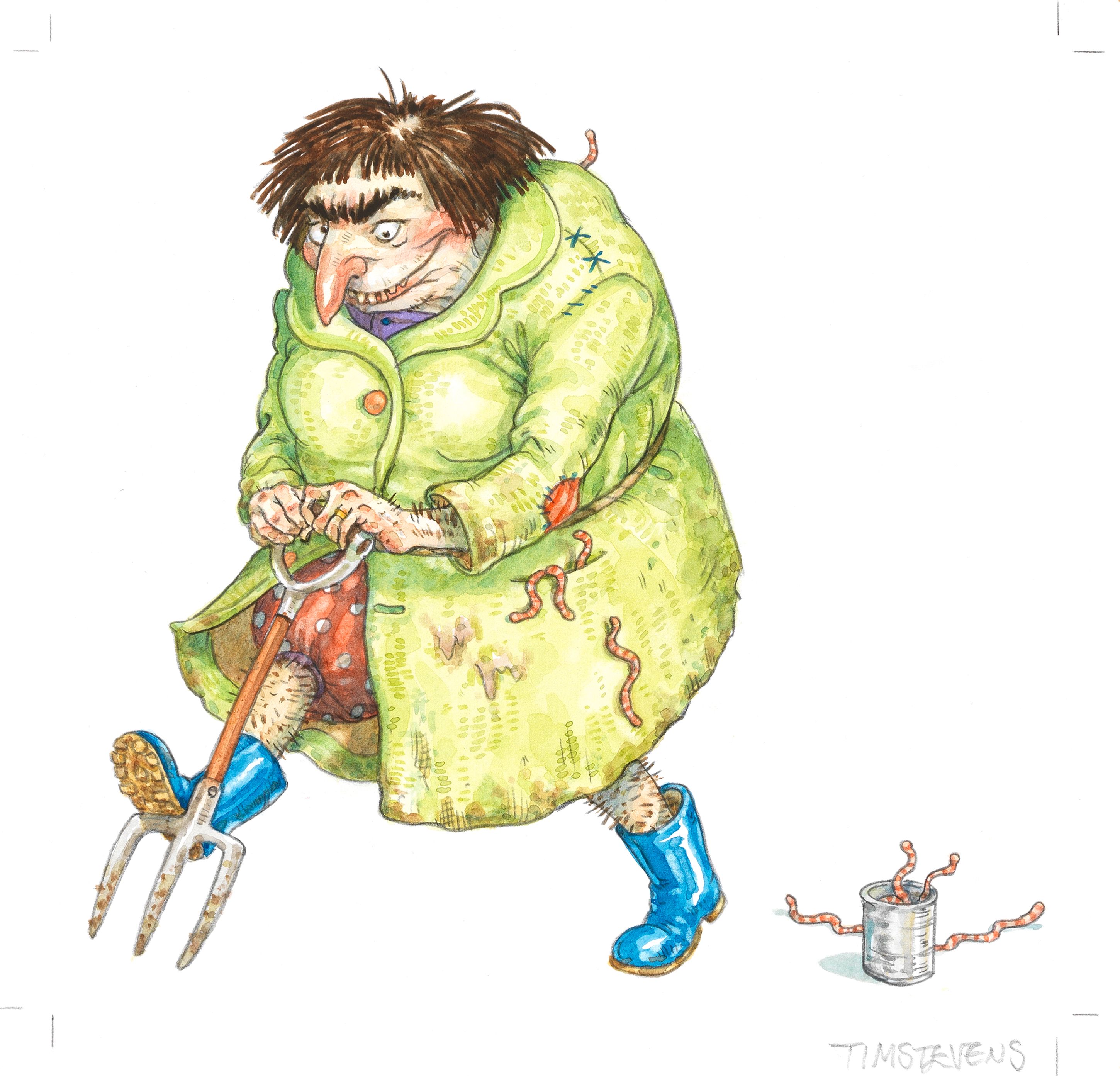 Bonhams : Tim Stevens (British, born 1969) Illustration for Wormy ...