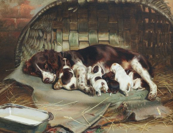 Bonhams : William Henry Hamilton Trood (British, 1860-1899) Motherhood ...