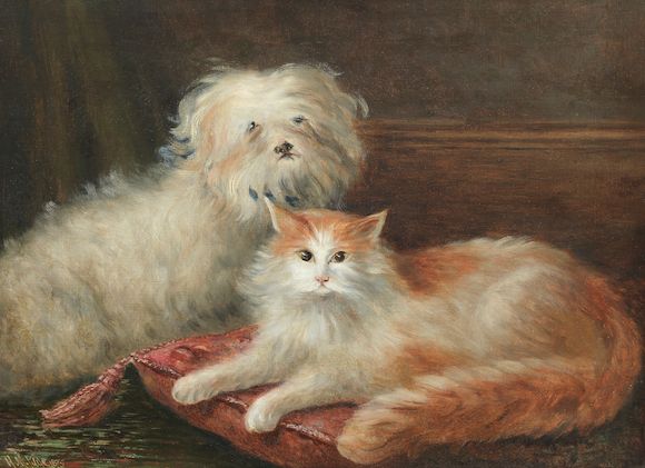 Bonhams : Henry Maurice Page (British, 1845-1908) Study of a Terrier ...