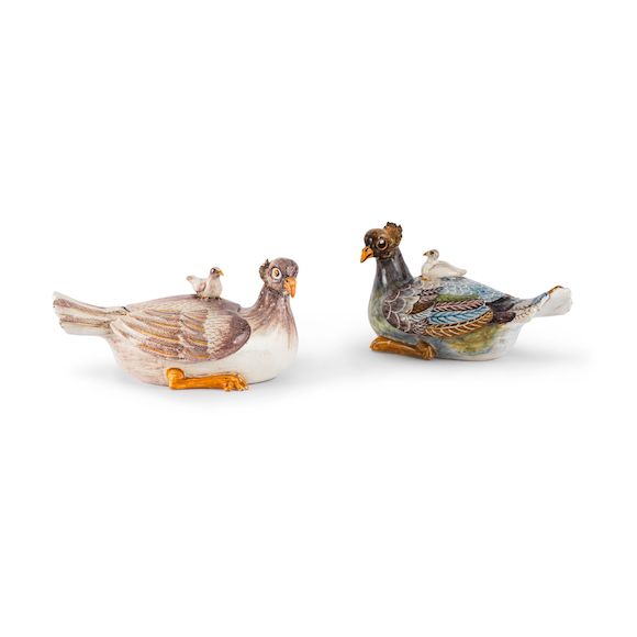 Bonhams Cornette de Saint Cyr : Très rare paire de terrines couvertes ...