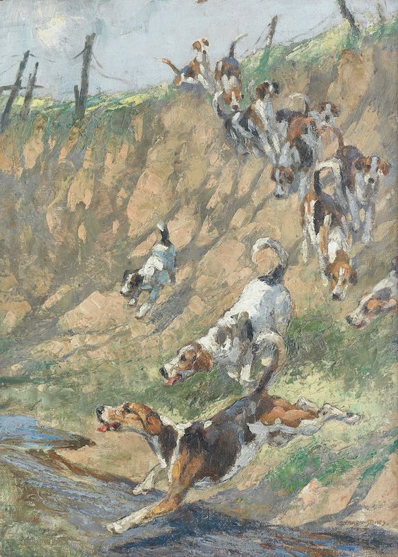 Bonhams : George Vernon Stokes (British, 1873-1954) Helter Skelter ...