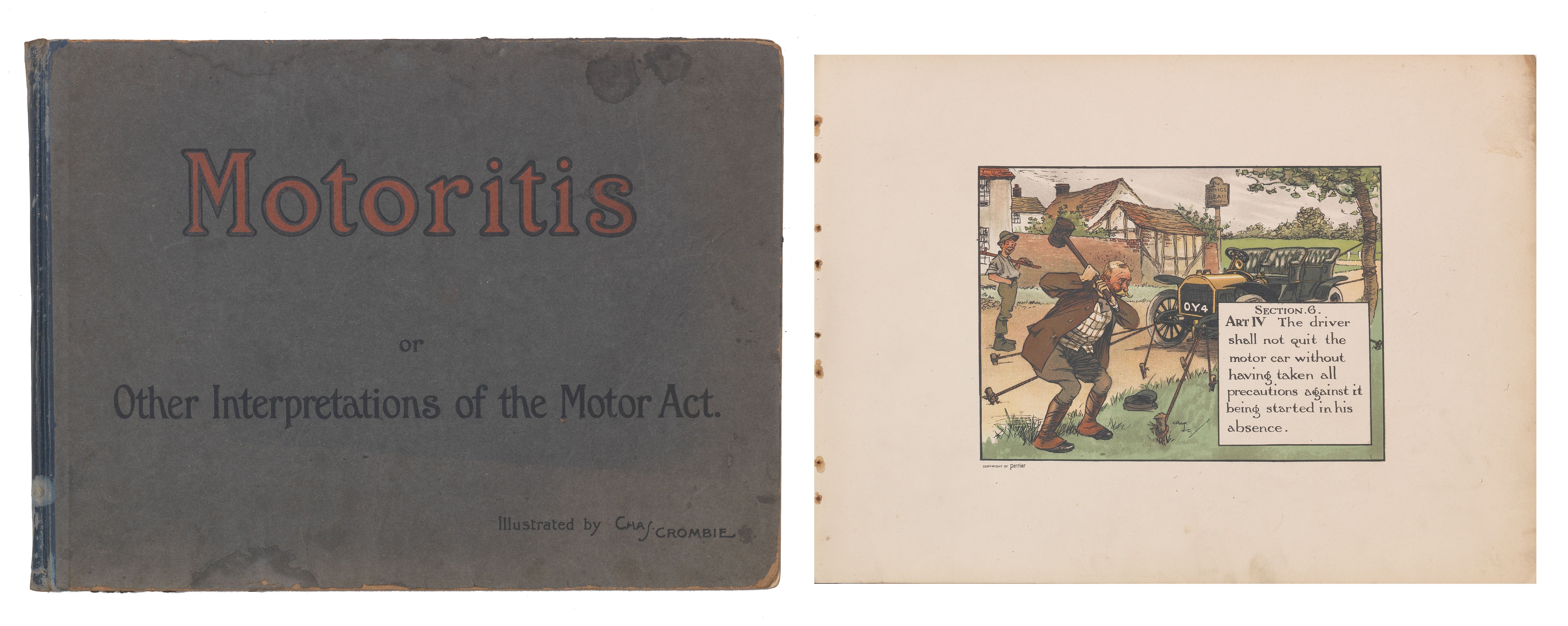Bonhams Cars : 'Motoritis'; an album of illustrative motoring prints ...
