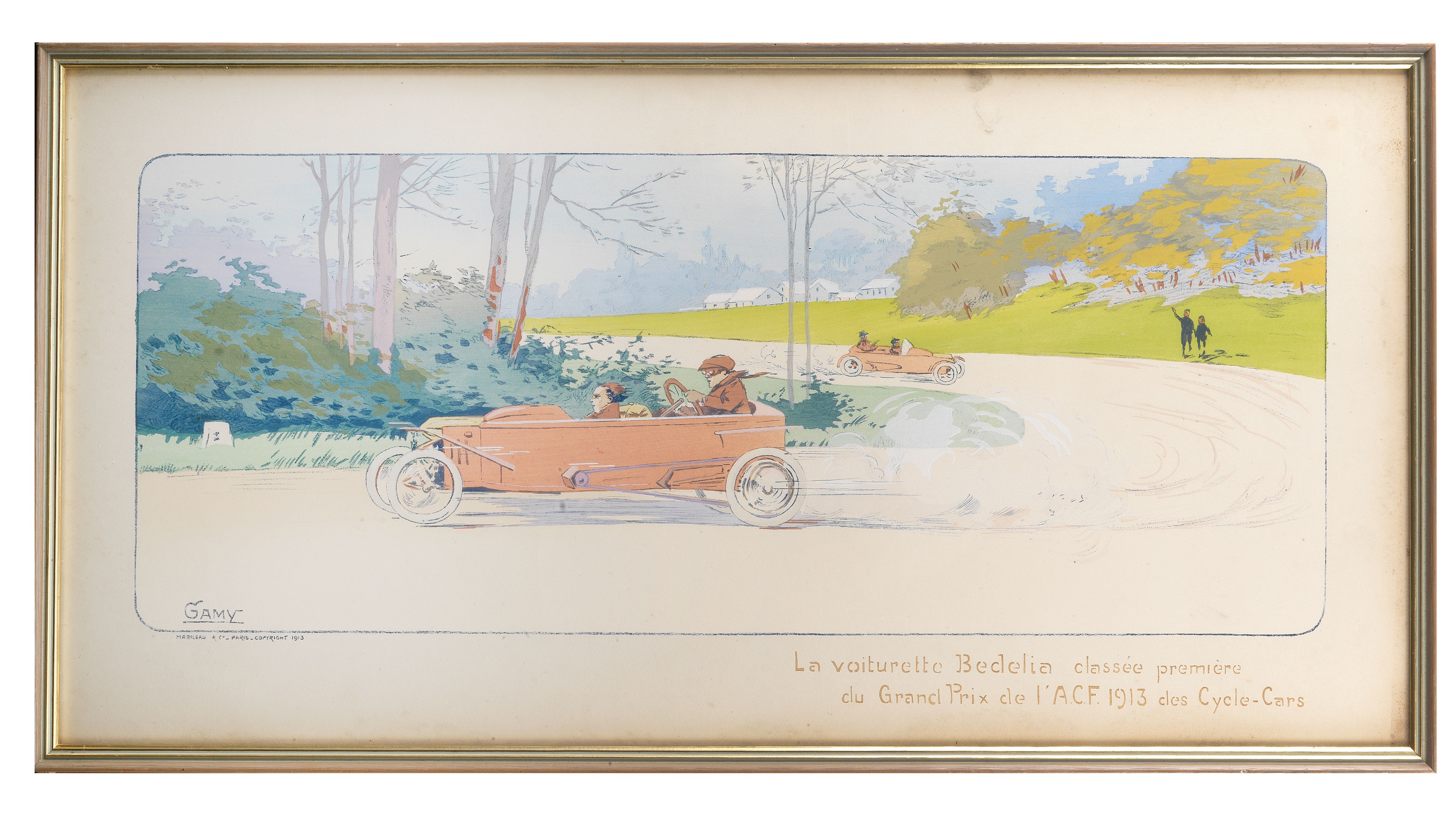 Bonhams Cars : 'La Voiturette Bedelia - Grand Prix de L'ACF 1913', a ...