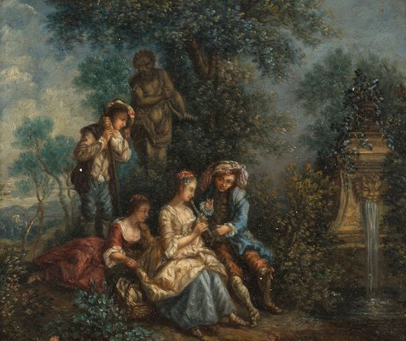 Bonhams Cornette de Saint Cyr : D'APRES NICOLAS LANCRET Scène galante