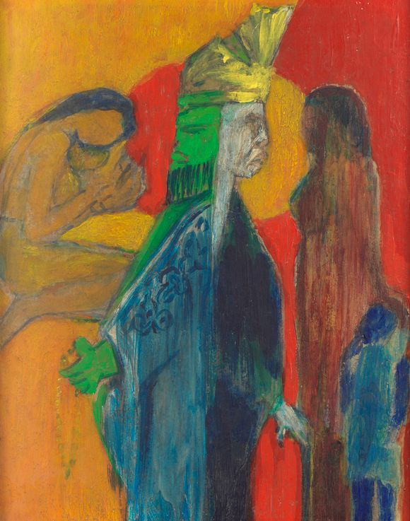 Bonhams : A.R. Nagori (1938-2011) Untitled (Five Figures)