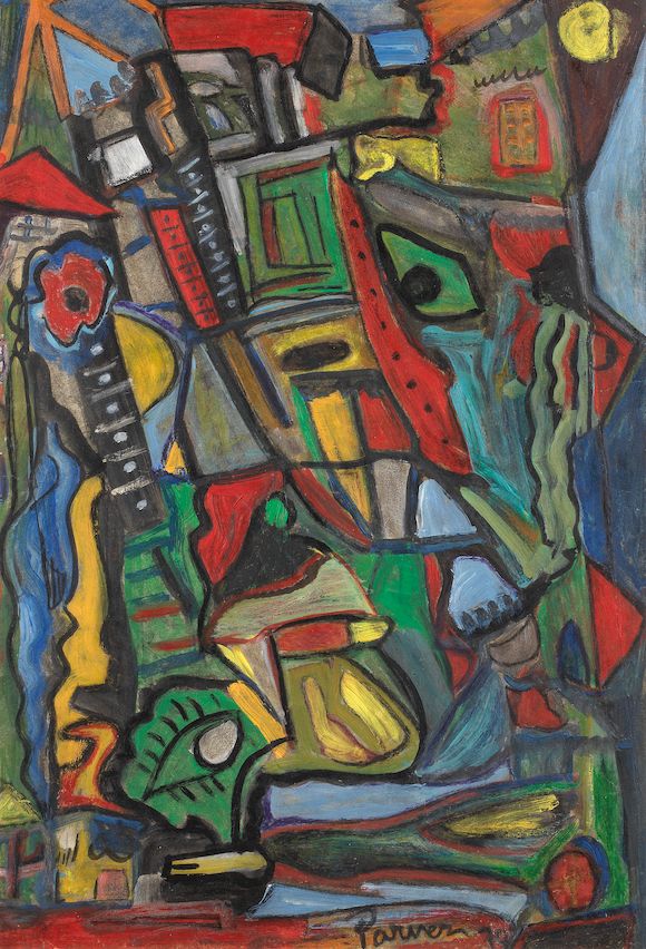Bonhams : Ahmed Parvez (1926-1979) Untitled (Abstract)