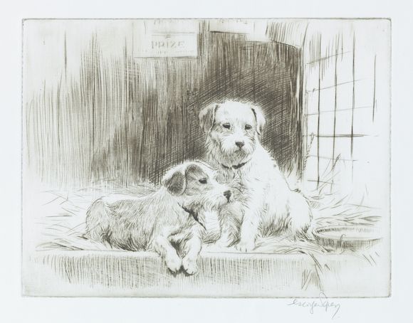 Bonhams : George Soper RE (British, 1870-1942) The Prize Winners (unframed)