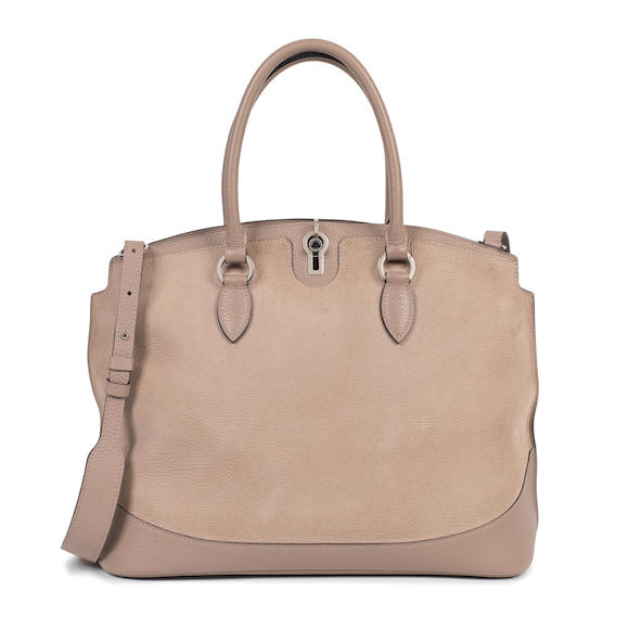 Bonhams Moynat A Beige Suede Josephine Bag