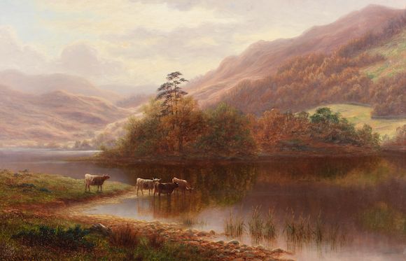 Bonhams : William Mellor (British, 1851-1931) 'Rydal Mere, Near ...