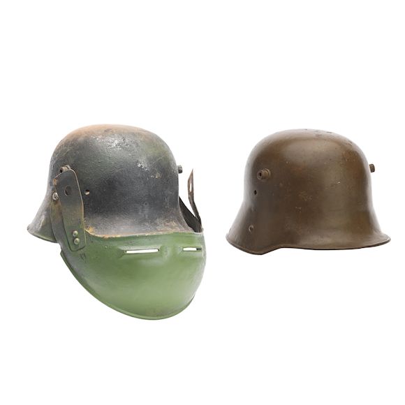 Bonhams : Two Austrian 'M16' Helmets