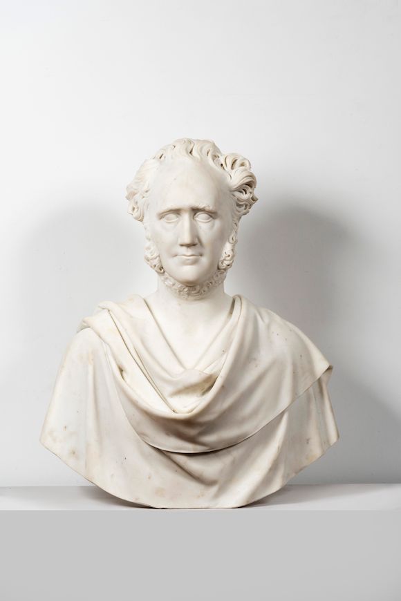 Bonhams Cornette de Saint Cyr : Buste en marbre de carrare représentant ...