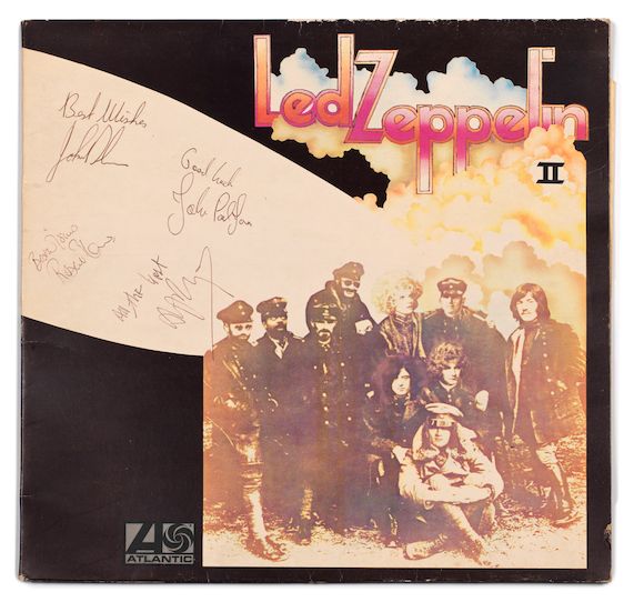 Bonhams : Led Zeppelin: An Autographed Copy Of The Album Led Zeppelin ...