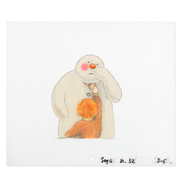 Bonhams : The Snowman An Original Animation Cel of James and the ...