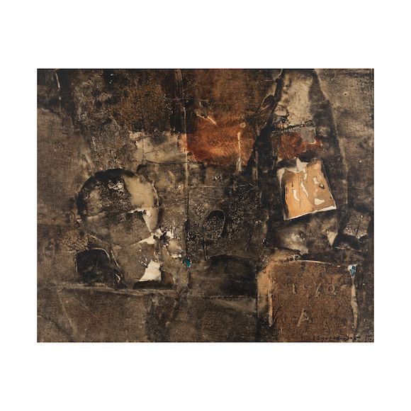 Bonhams Cornette de Saint Cyr : Yiannis Spyropoulos (Greek, 1912-1990) Perasma No11 (Peint en ...