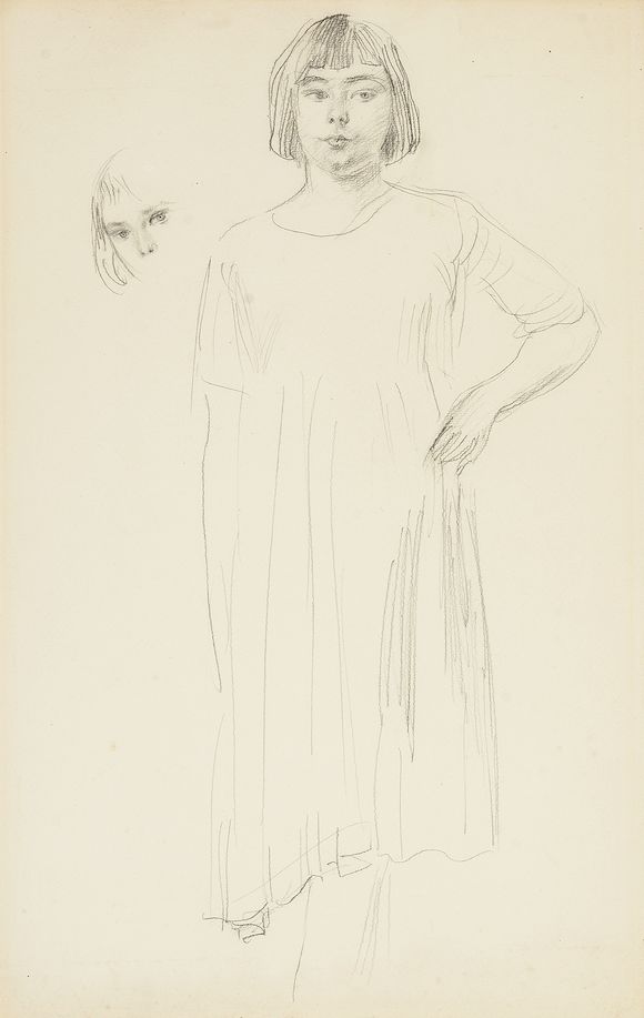 Bonhams : Augustus Edwin John O.M., R.A. (British, 1878-1961) Portrait ...