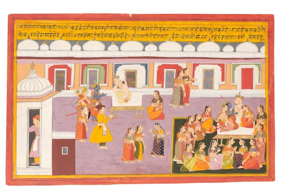 Bonhams : An illustration from a Ramayana series: Ram and Lakshmana ...
