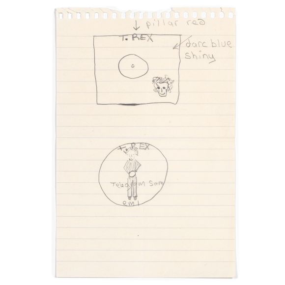 Bonhams : Marc Bolan: An Original Hand-drawn Design for the Single ...