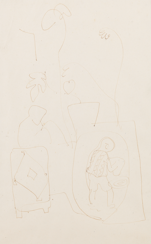 Bonhams : Ivon Hitchens (British, 1893-1979) Mother and Child (Executed ...