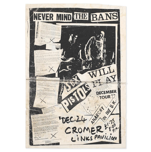 Bonhams Sex Pistols A Never Mind The Bans Flyer For The Sex Pistols