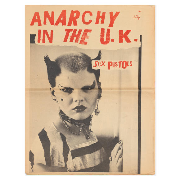 Bonhams Sex Pistols An Anarchy In The Uk Newspaper And The Great